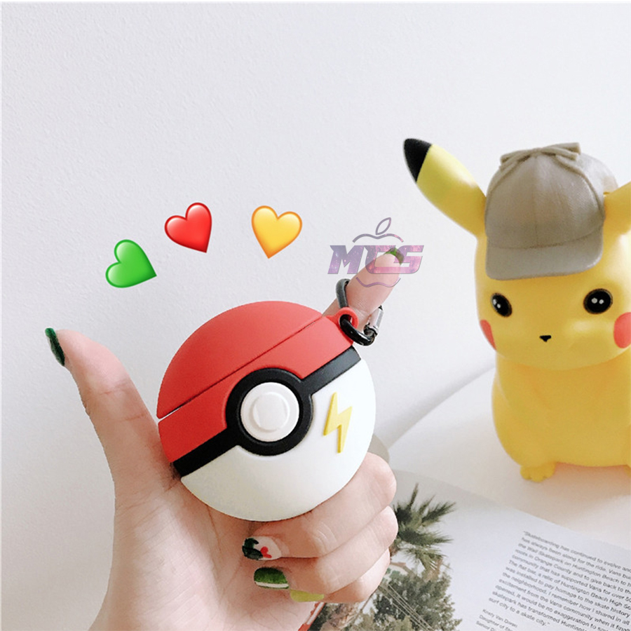 Case airpod hình quả cầu pokemon – casemoby